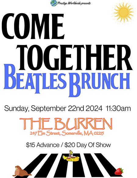 Tickets | Come Together Beatles Brunch | 24 Hour Music, LLC