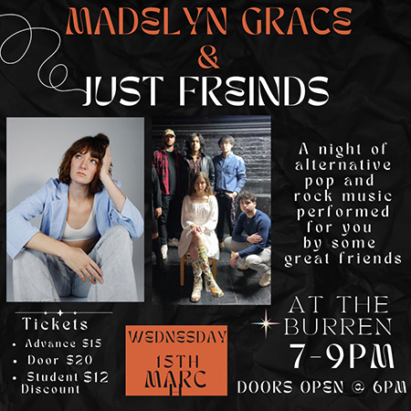 Tickets | Madelyn Grace, Just Friends | 24 Hour Music, LLC