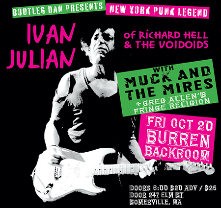 Tickets | Ivan Julian, Muck & The Mires, Greg Allen’s Fringe Religion ...