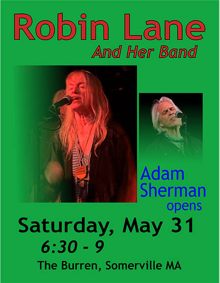 Tickets | Robin Lane and Her Band - Adam Sherman Opens | 24 Hour Music, LLC